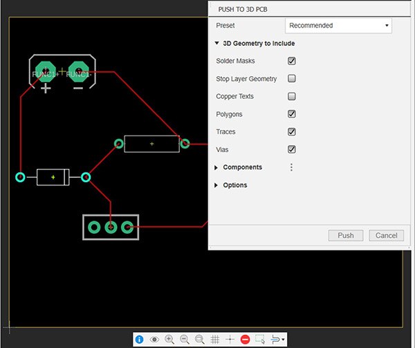 Create 3D Printed Circuit Board Designs Using 2D Simulation